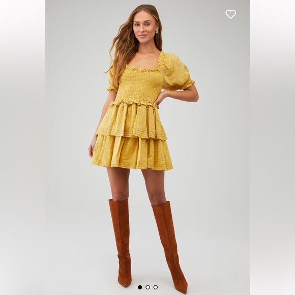 Cleobella | Dresses | Cleobella Luna Mini Dress Xs Organic Cotton Puff ...